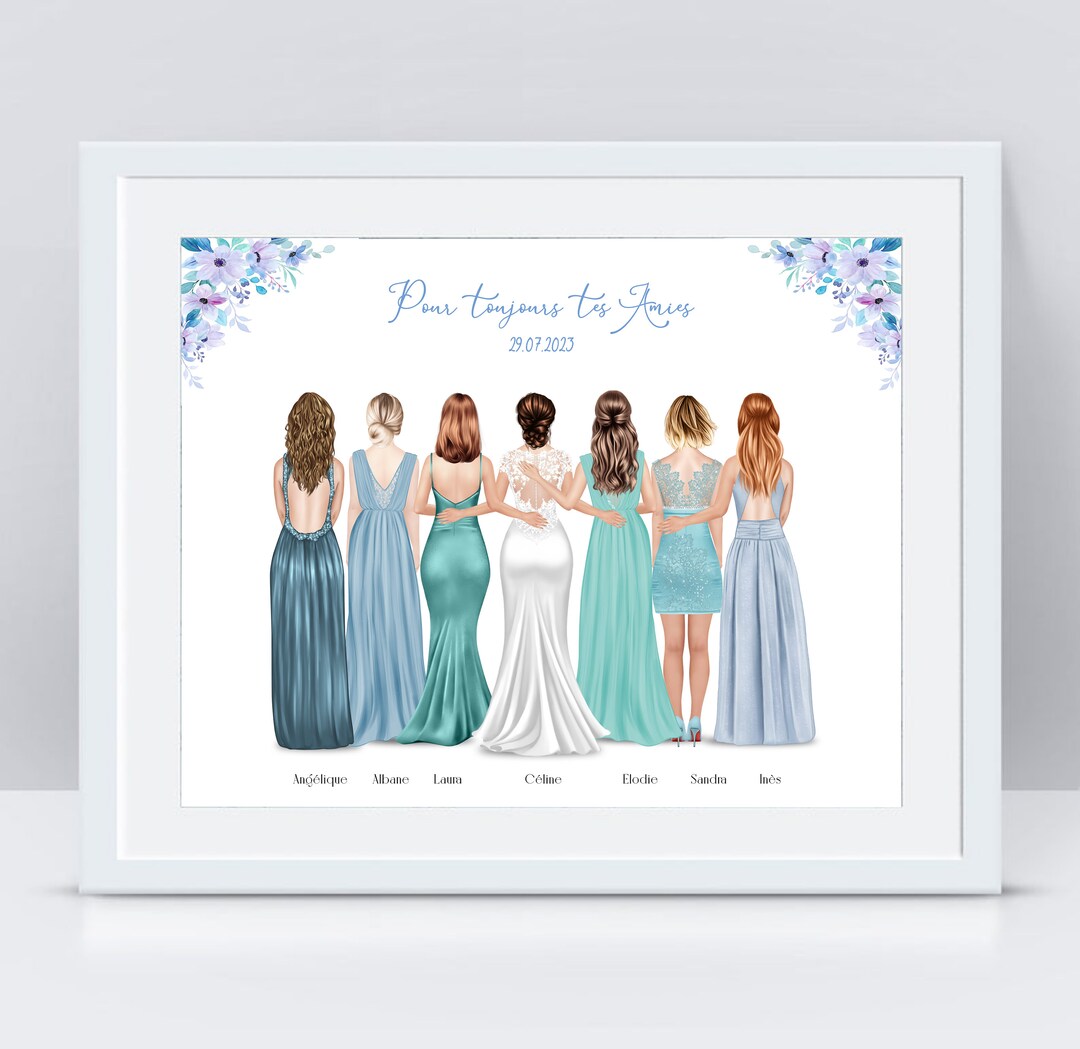 Personalized Wedding Witness Poster Witness Bride Gift Wedding Witness ...