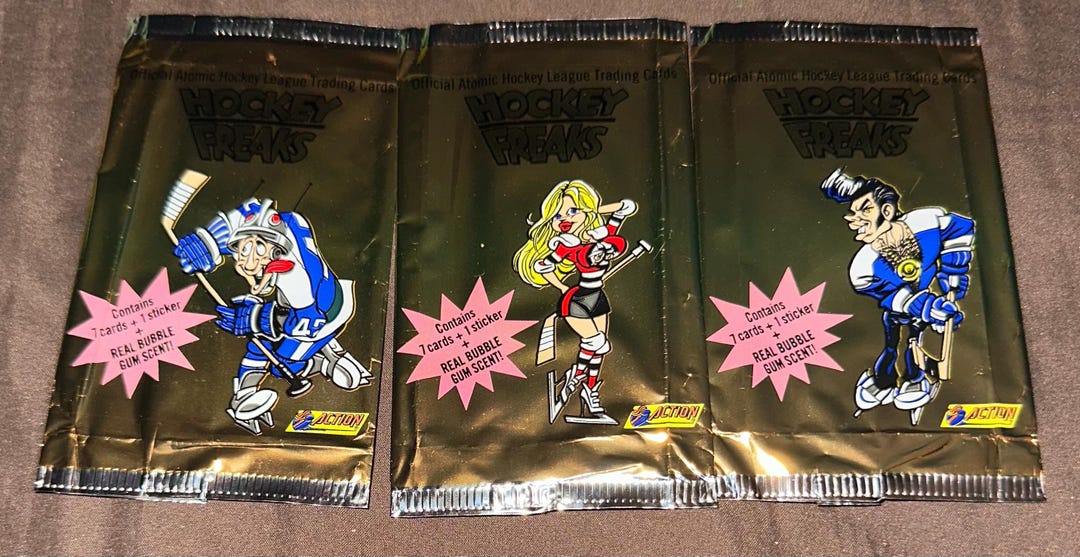Hockey Freaks Complete Card & Sticker Set - Etsy