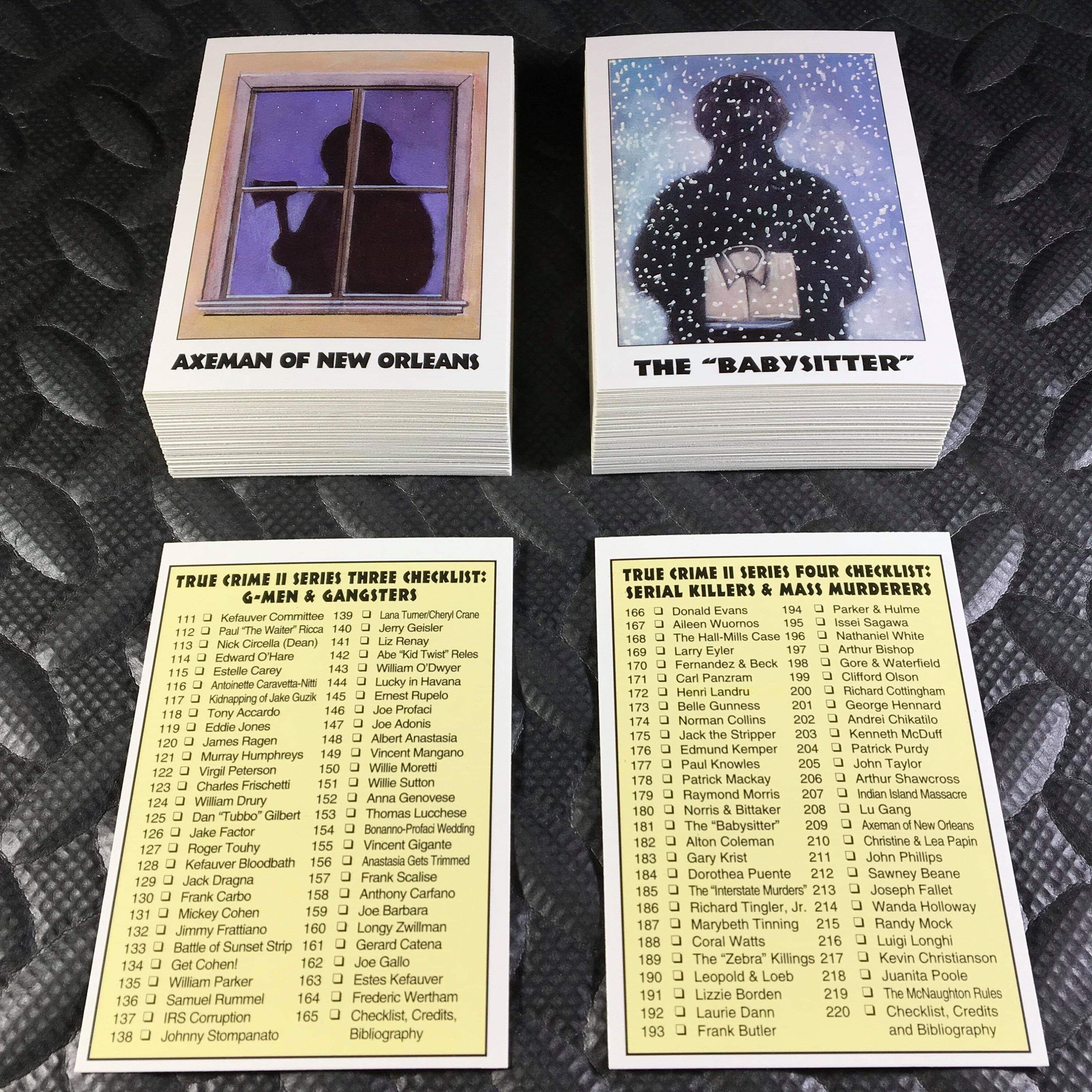 1992 True Crime Series 2 110 Card Set - Etsy