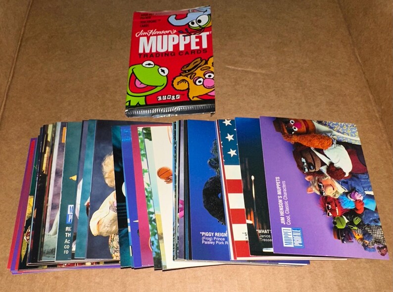 Jim Henson’s Muppet Trading Card Set - Etsy