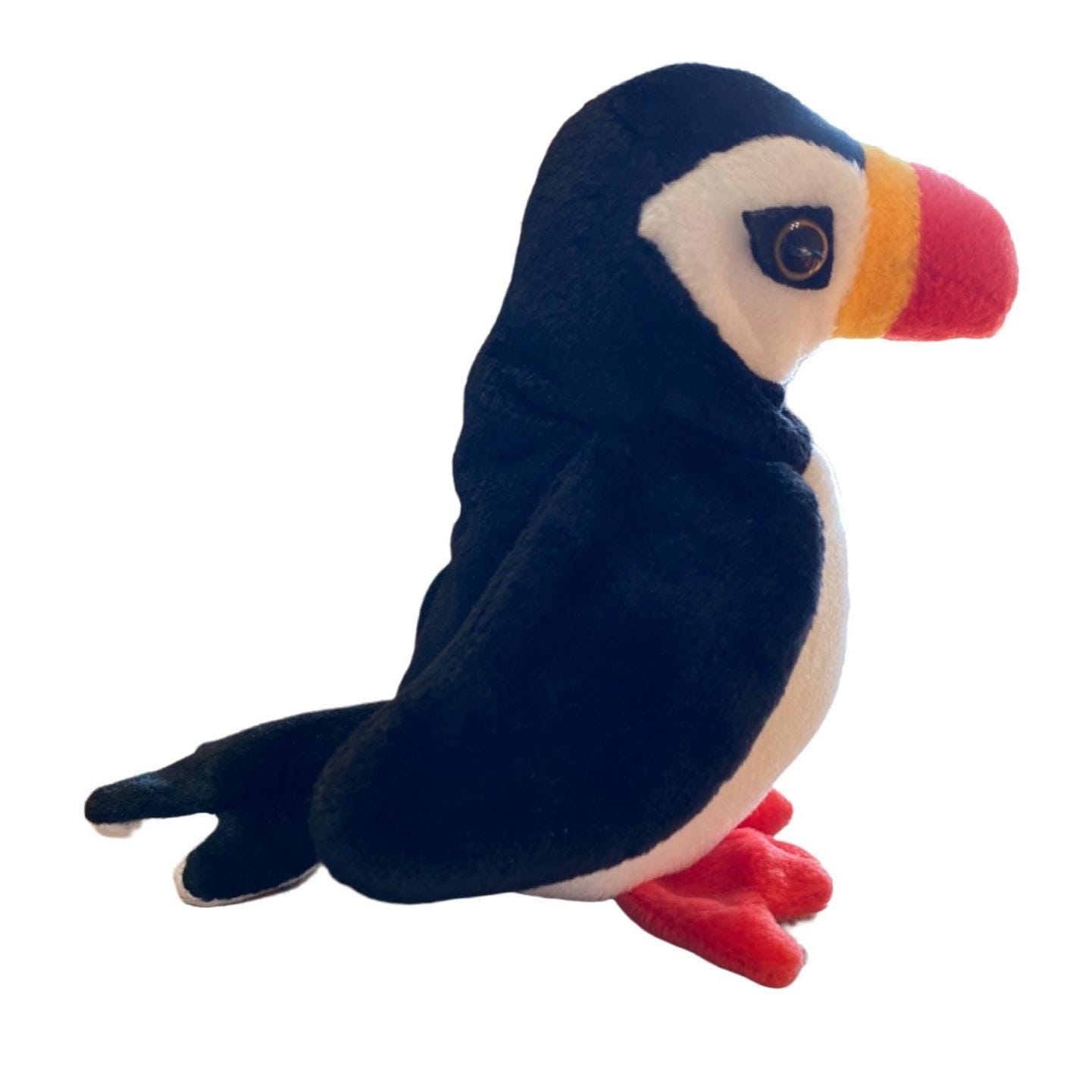 Ty Beanie Babies Puffer Puffin Plush Stuffed Animal 1997 Polyester Collectible Toy 6" Black ...