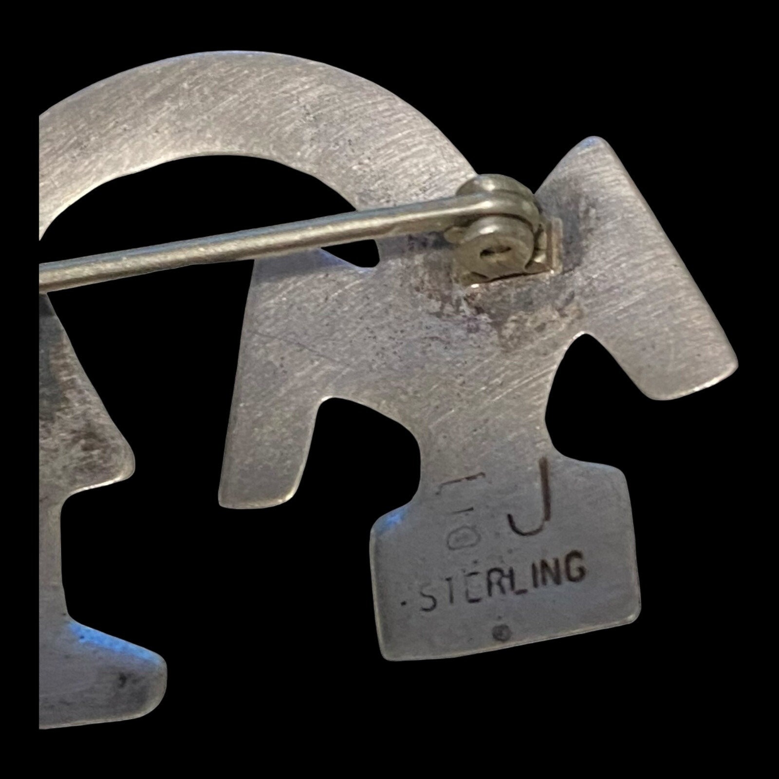 Rainbow God Yei Brooch Turquoise Sterling Silver Felix Joe Navajo ...