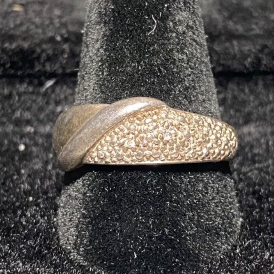 Ring 2 Diamonds Meda Sterling Silver Stamped 925 Vintage Jewelry - Etsy