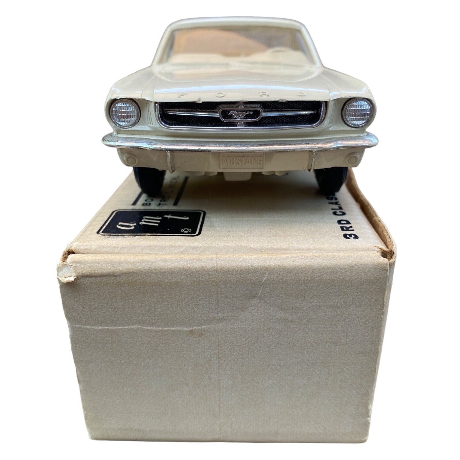Vintage 1965 Ford Mustang AMT Dealer Promo 1:25 White Original - Etsy