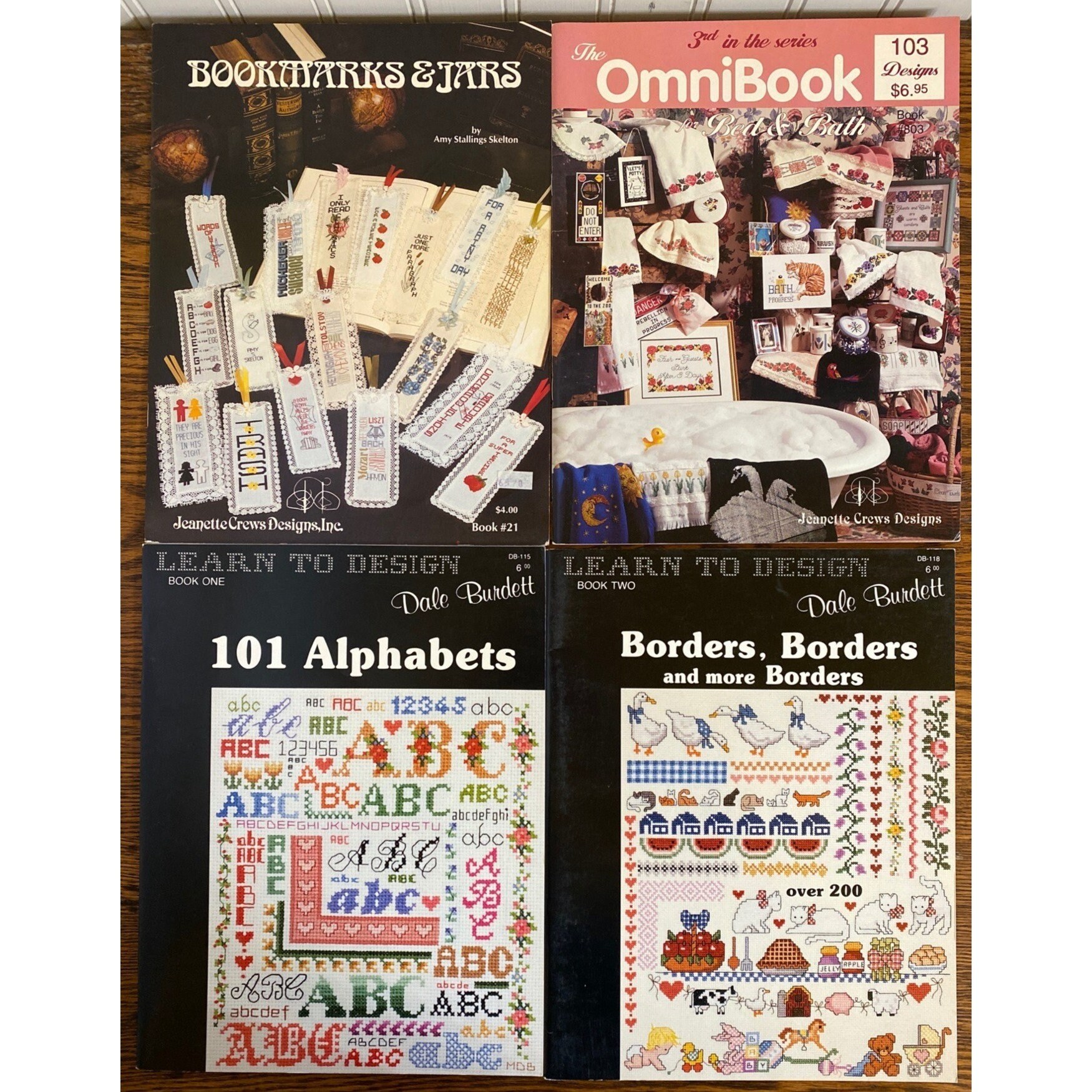 7 Items Bookmarks Alphabets Mssages Jeanette Crews Dale Burdett Cross ...