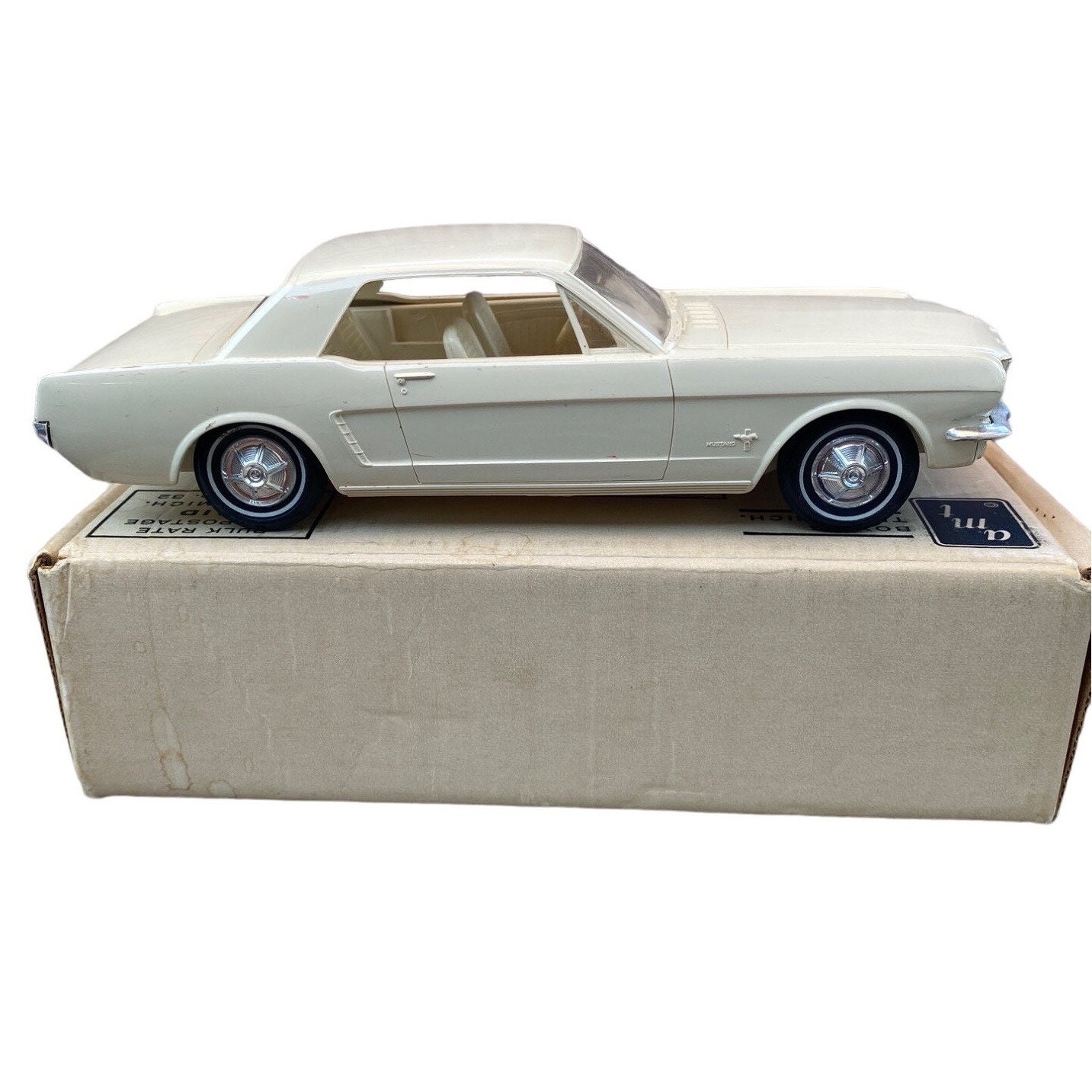 Vintage 1965 Ford Mustang AMT Dealer Promo 1:25 White Original - Etsy