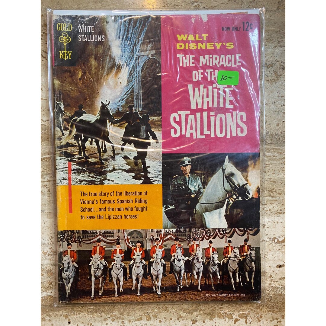 Walt Disneys the Miracle of the White Stallions Comic Book 1963 Gold ...