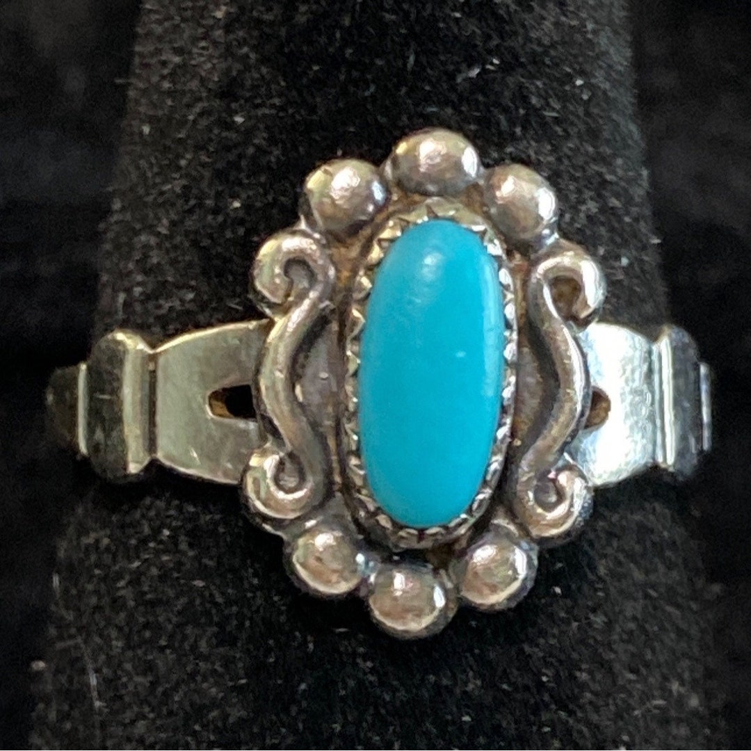 Ring Turquoise 1960s Bell Trading Post Size 4 Vintage Jewelry - Etsy