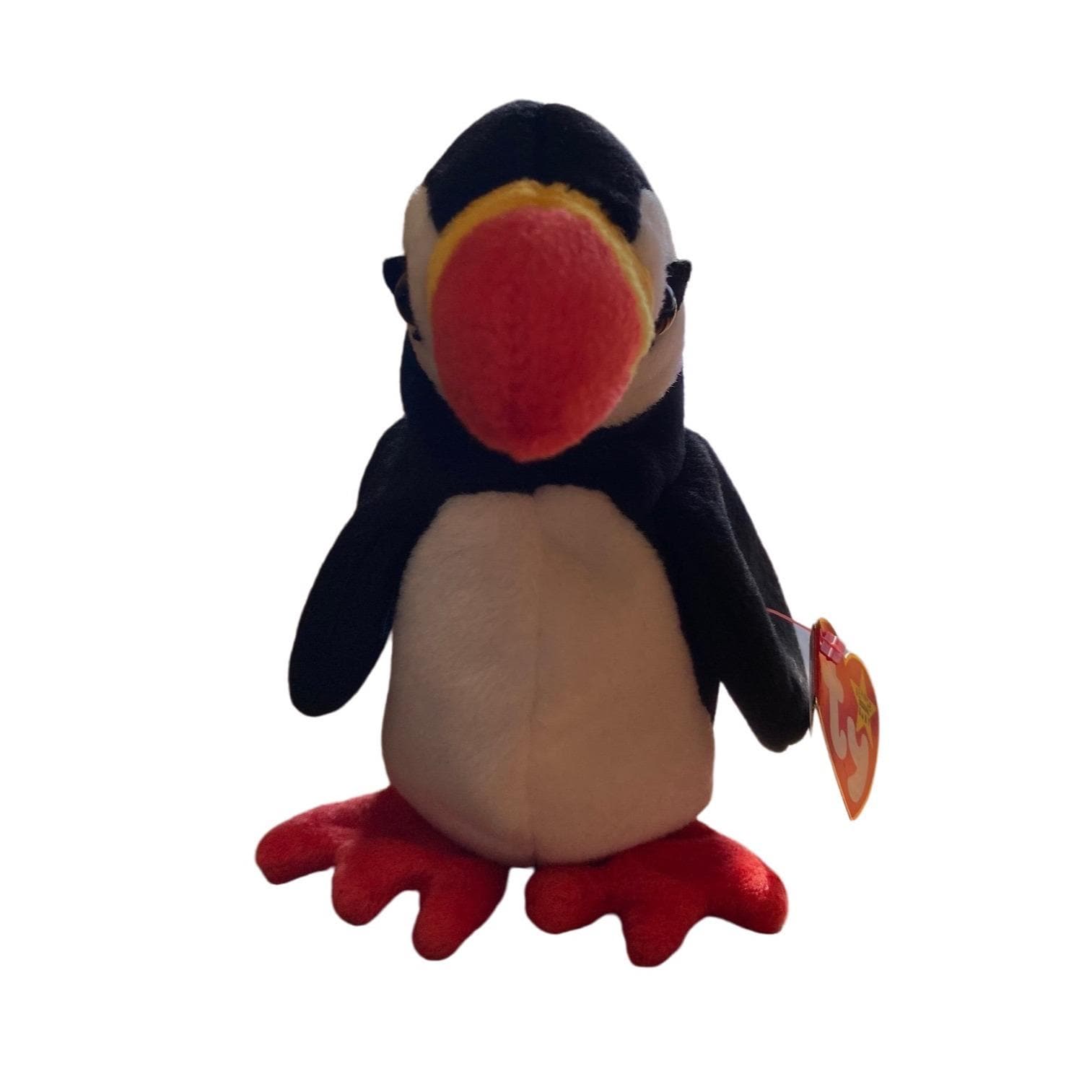 Ty Beanie Babies Puffer Puffin Plush Stuffed Animal 1997 Polyester Collectible Toy 6" Black ...