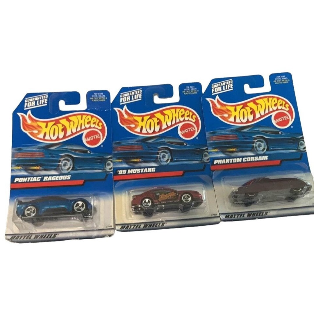 Hot Wheels 2000 119 Pontiac Rageous 098 99 Mustang 099 - Etsy