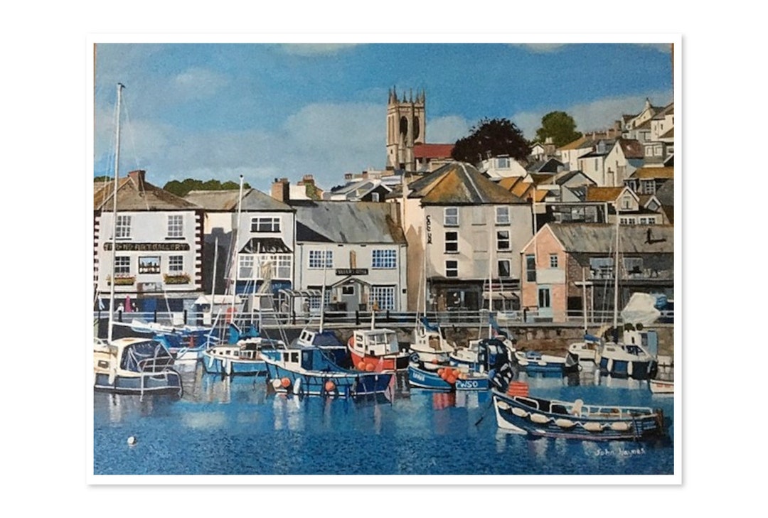 Brixham Harbour A3 Giclee Museum/exhibition Quality Limited Edition ...