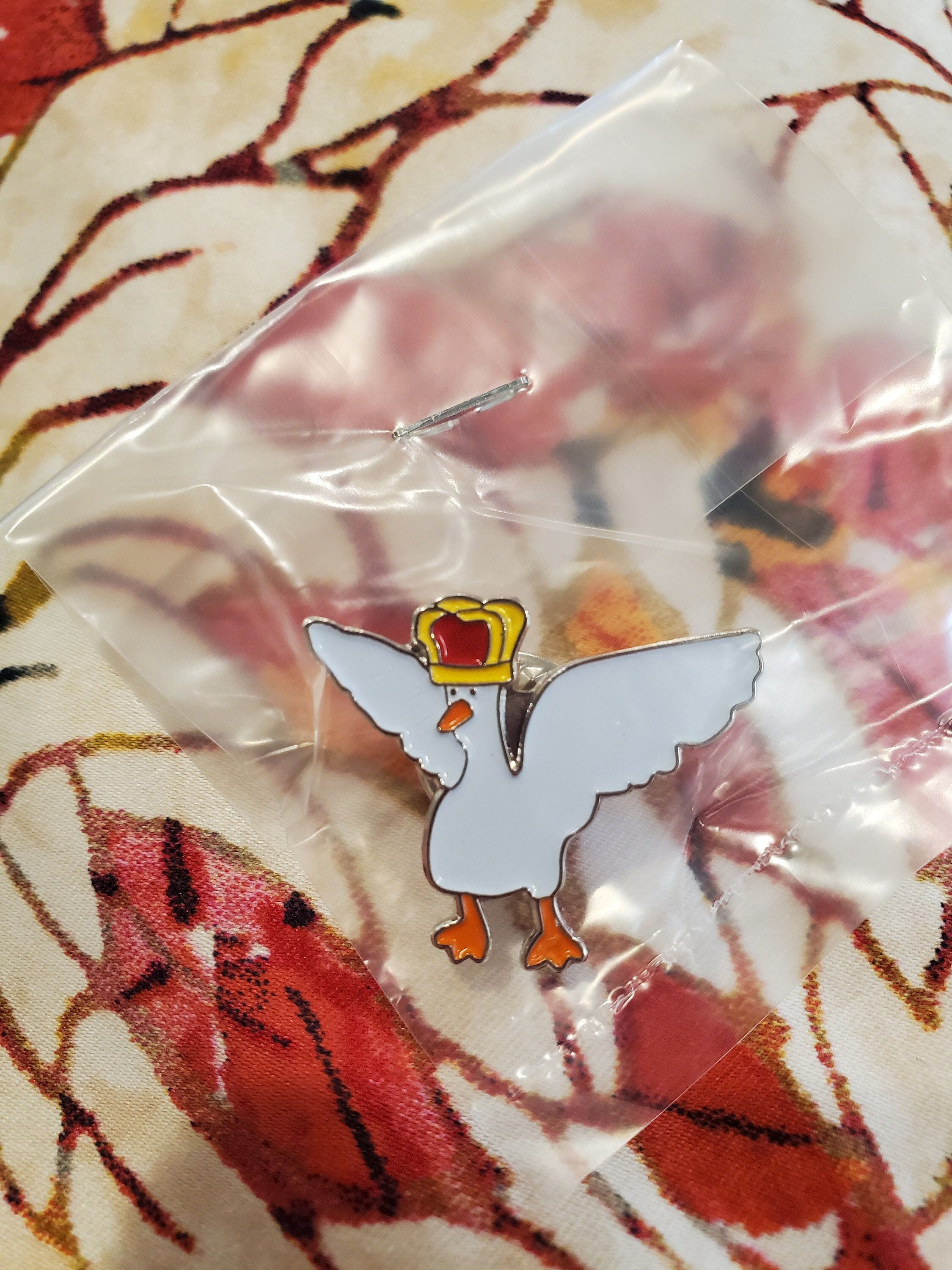 Untitled Goose Game Crown Winner Pin - Etsy
