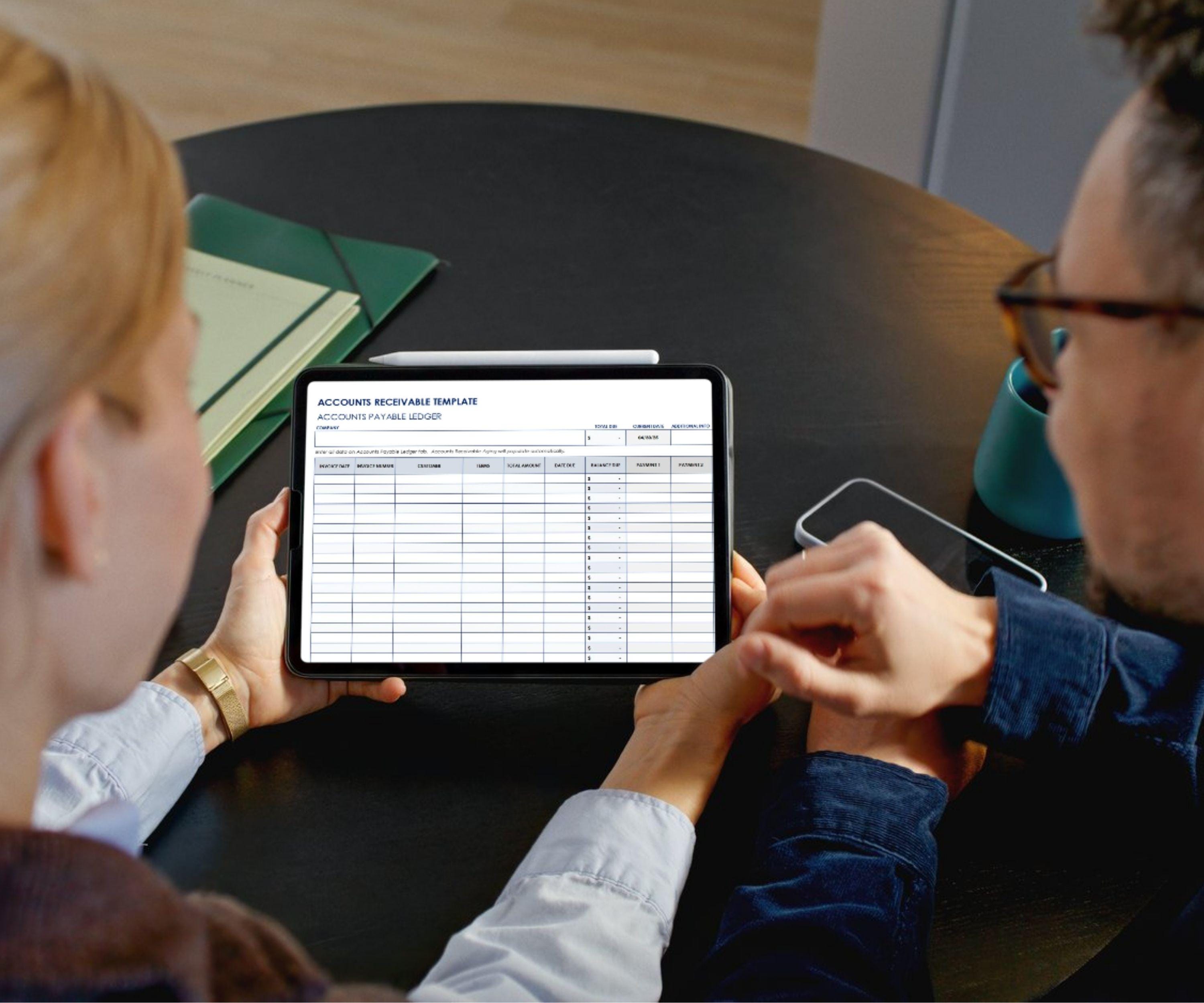 Accounts Receivable Template | Excel | AR Tracker | Invoice Tracker ...