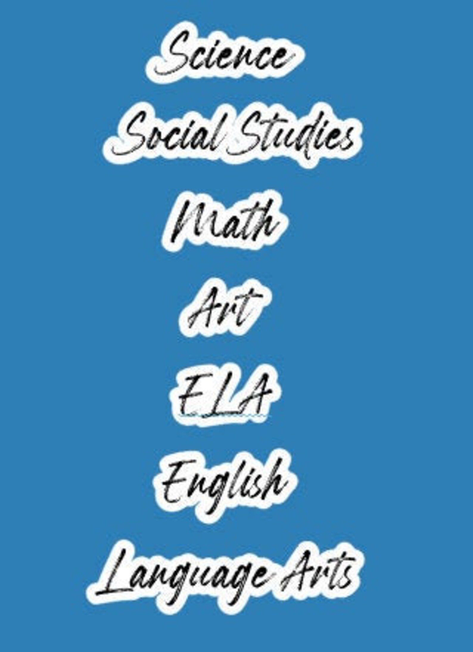 School Subject Labels SVG School Digital Downloads SVG Back - Etsy UK