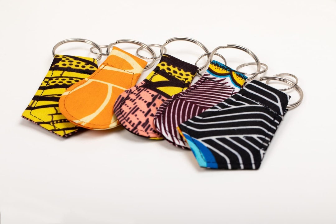 African Print Keyrings - Etsy