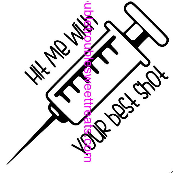 Hit Me With Your Best Shot Svg - Etsy