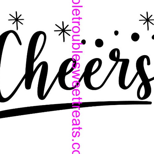 Party SVG Cheers SVG Digital Cut File Sparkle Svg Magic - Etsy
