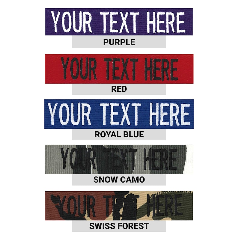 Custom Military Name Patch Made In The USA Name Tapes Name Tag | Etsy