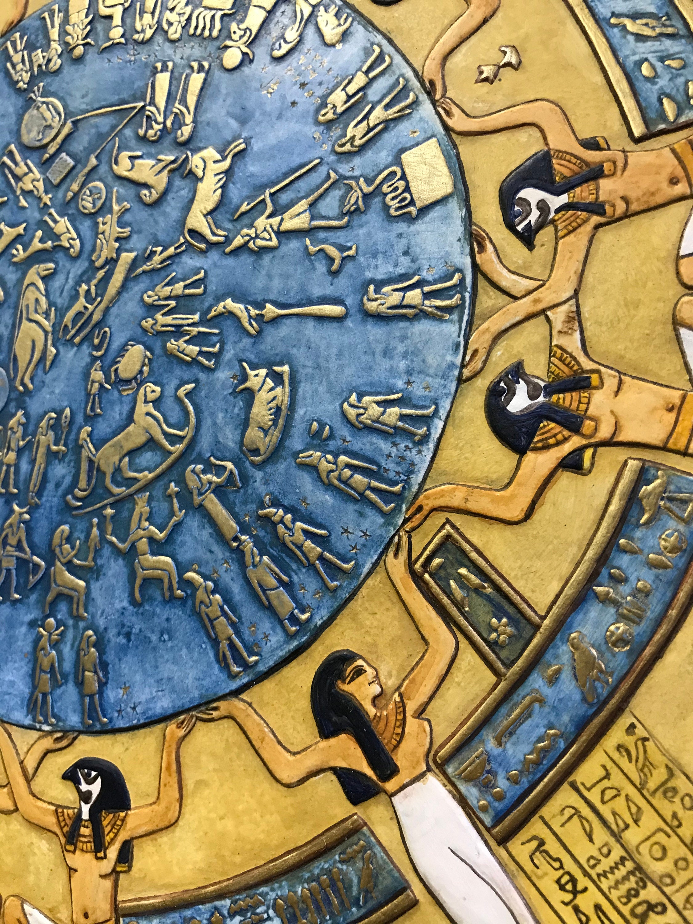 Dendera zodiac replica of the Ancient Egypt original from | Etsy