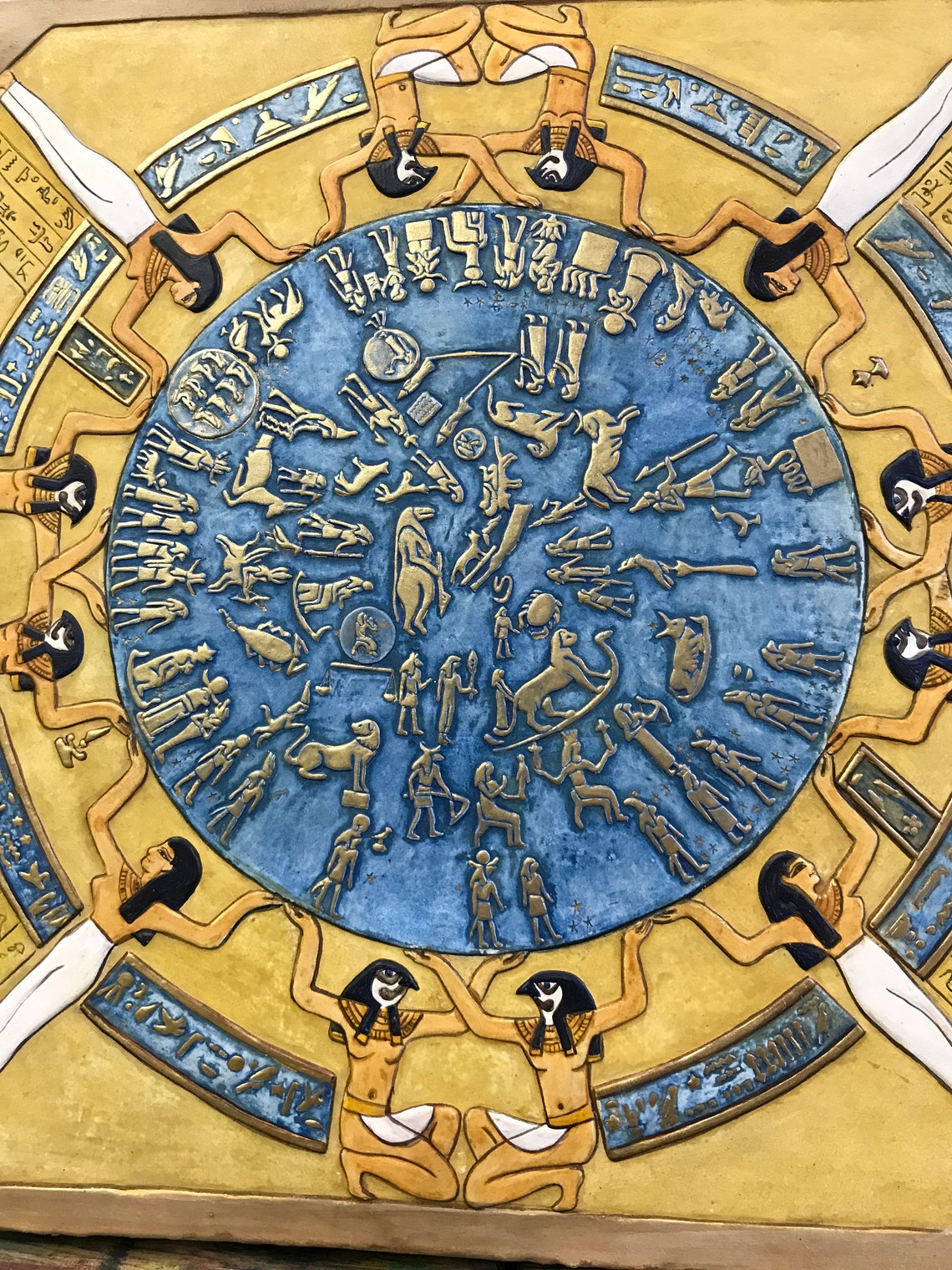 Dendera zodiac replica of the Ancient Egypt original from | Etsy