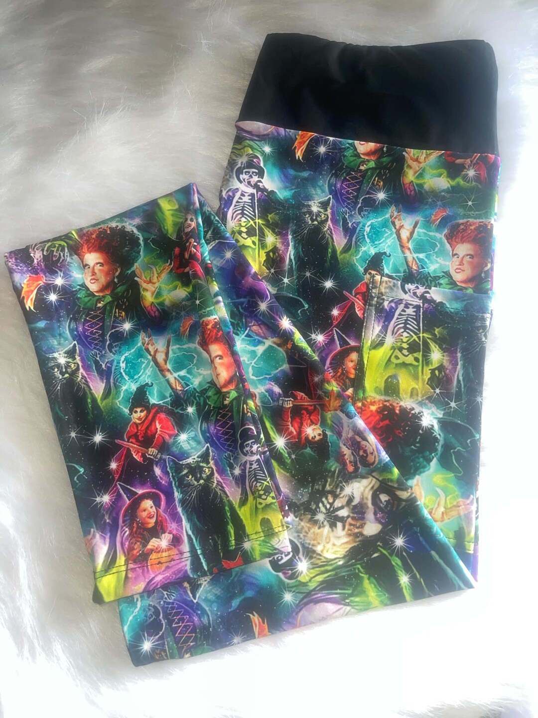 Hocus Pocus Active Wear Moisture Free Full Length Leggings With Pockets ...