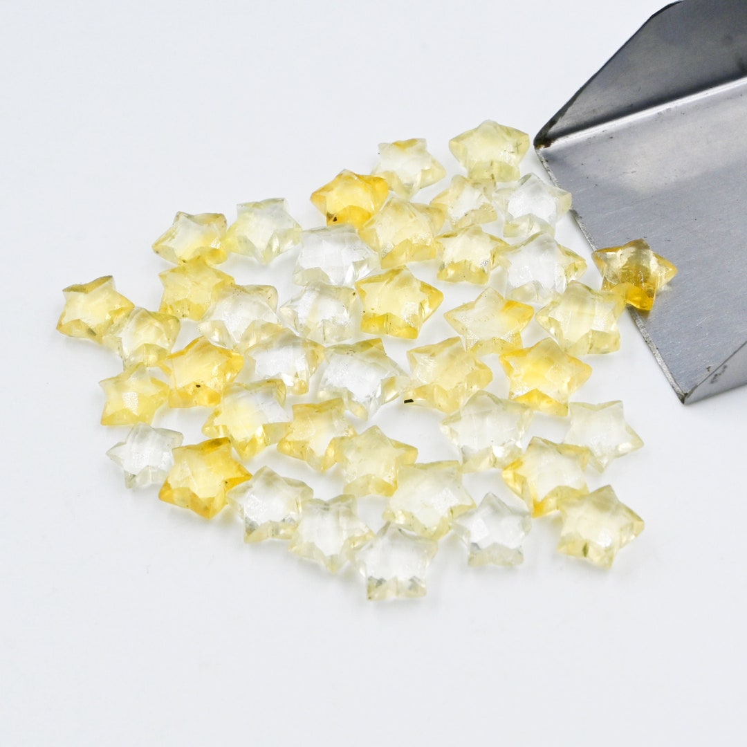 AAA Citrine Smooth Star Carved Briolettes, Natural Citrine Star Shape ...