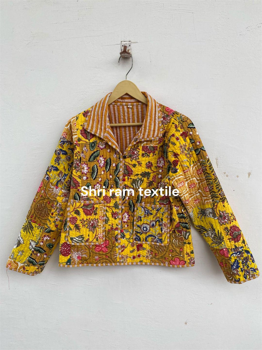 Gorgeous 100% Cotton Indian Handmade Reversible Light Weight Quilted ...