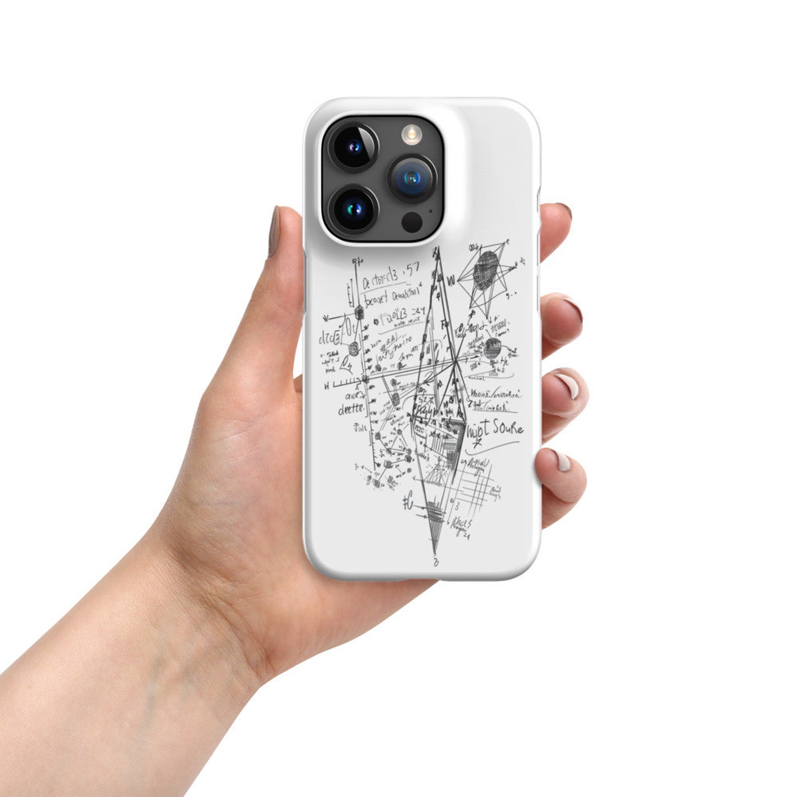 Custom Manuscript Pattern iPhone Case - Etsy