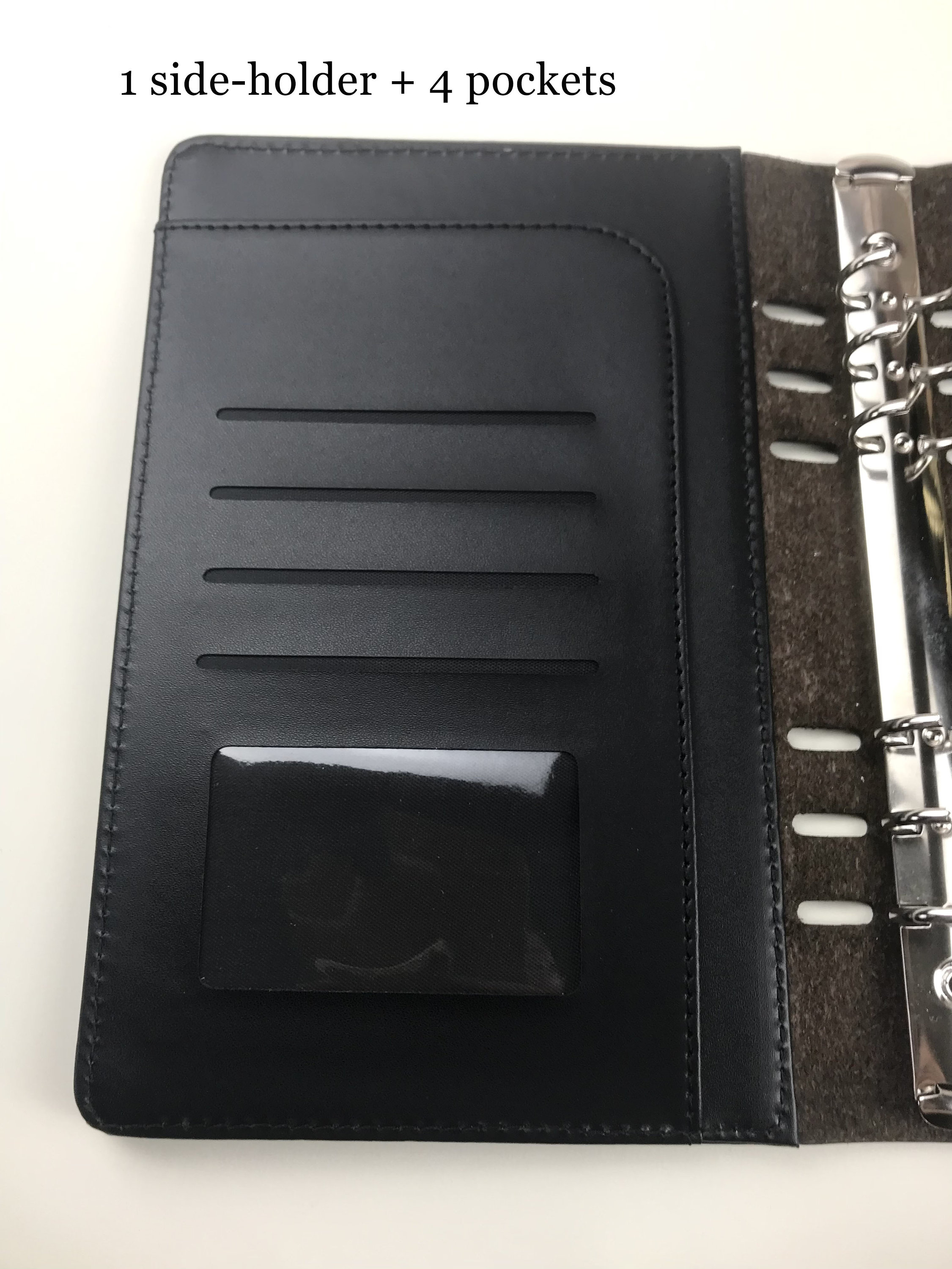 Custom Leather 6-ring Binder, Notebook With Personalised Engravings ...