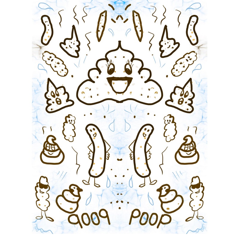 The Poop Coloring Book - Etsy