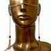 Gold Face Chain, Face Jewelry, Gold Face Veil, Face Chain, Head Chain ...