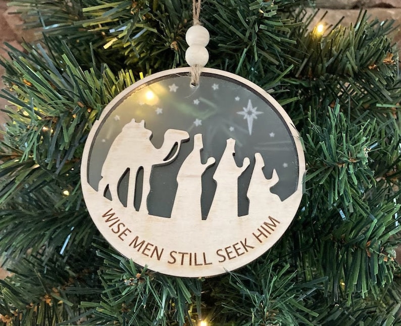 Nativity Wise Men Ornament Wise Men Still Seek Him Religious - Etsy