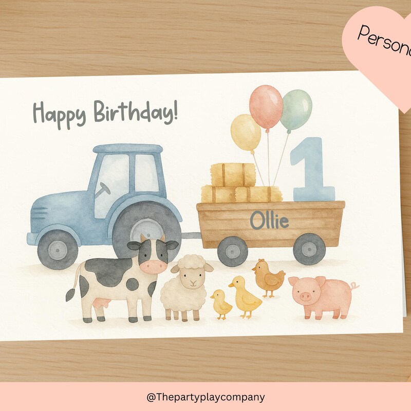 Tractor 1st Birthday - Etsy