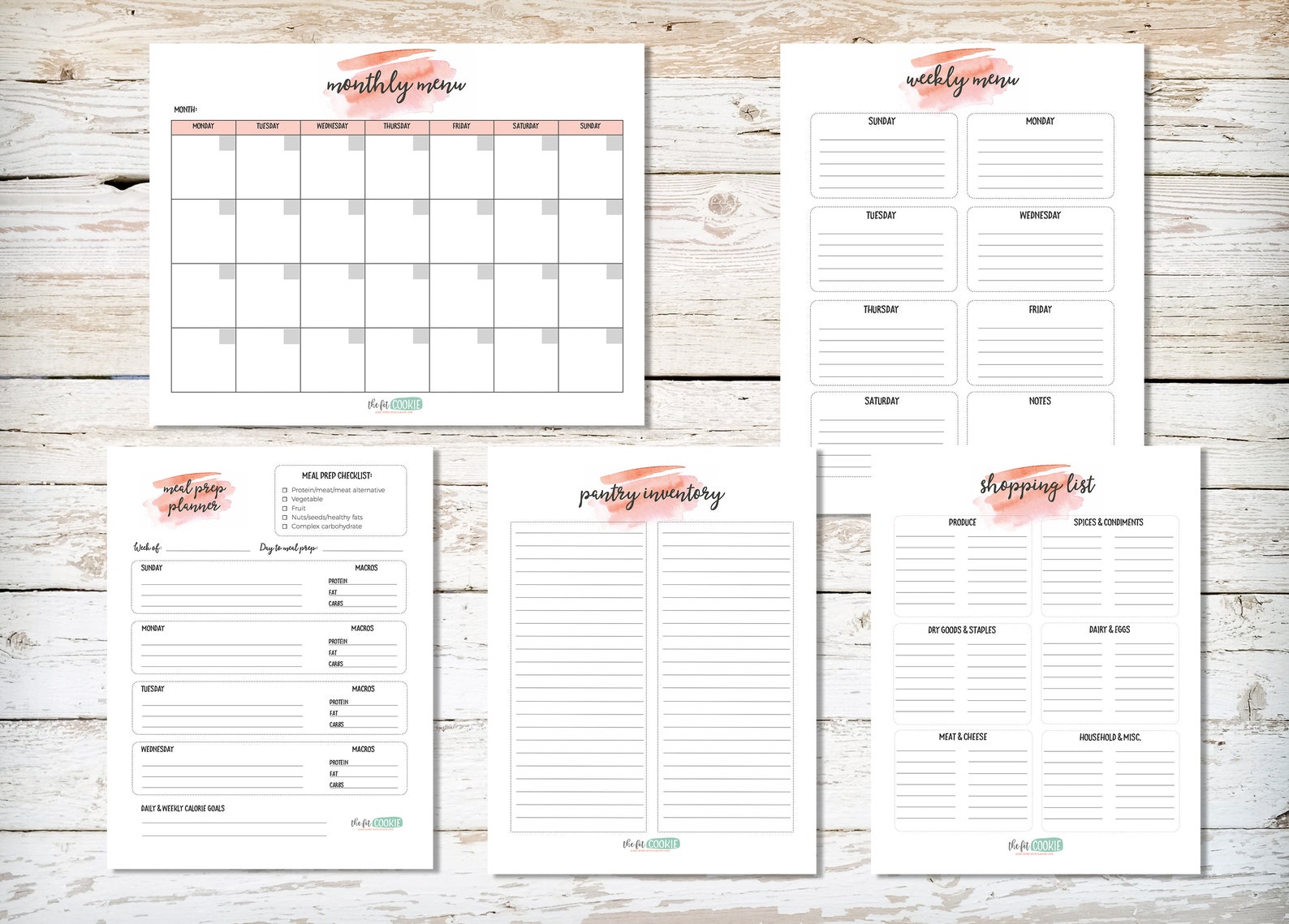 Ultimate Meal Planning Kit - Etsy