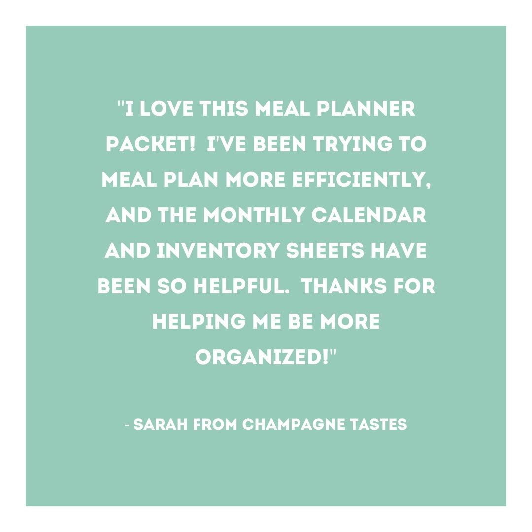 Ultimate Meal Planning Kit - Etsy