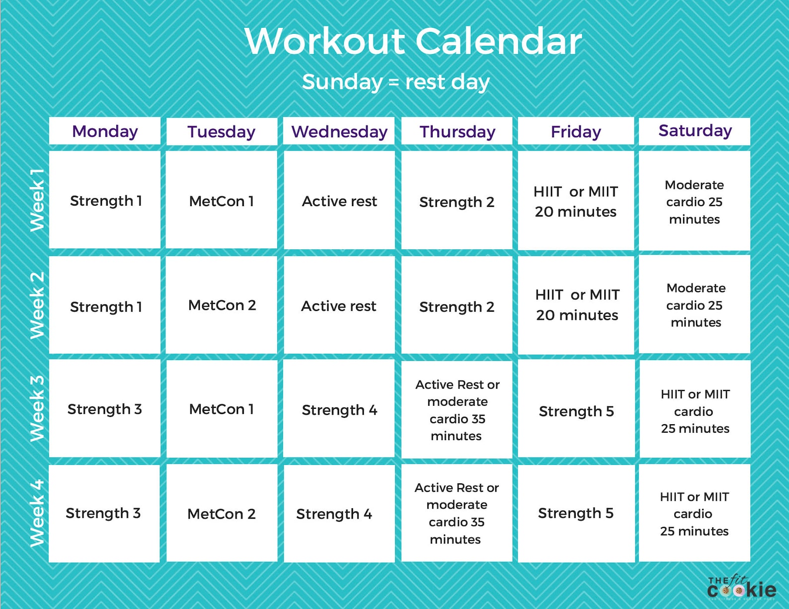 Love Your Body Workout Program - Etsy