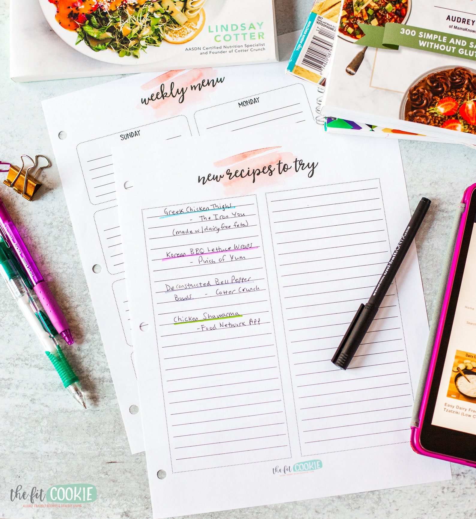 Ultimate Meal Planning Kit - Etsy