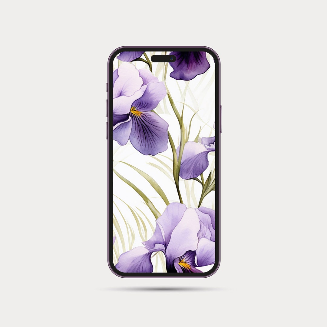 Floral Phone Wallpaper | Botanical Style iPhone or Android Wallpaper ...