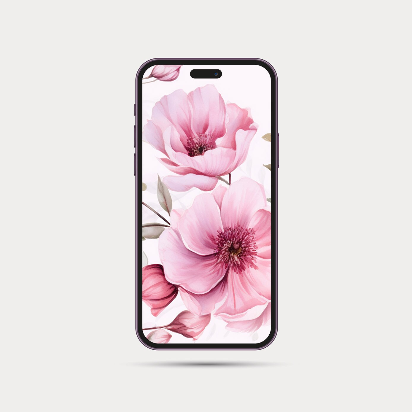 Floral Phone Wallpaper | Botanical Style iPhone or Android Wallpaper ...