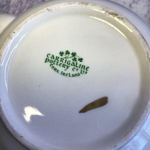 Vintage 1960s China Teapot With Pink Roses and Gilding by Carrigaline ...