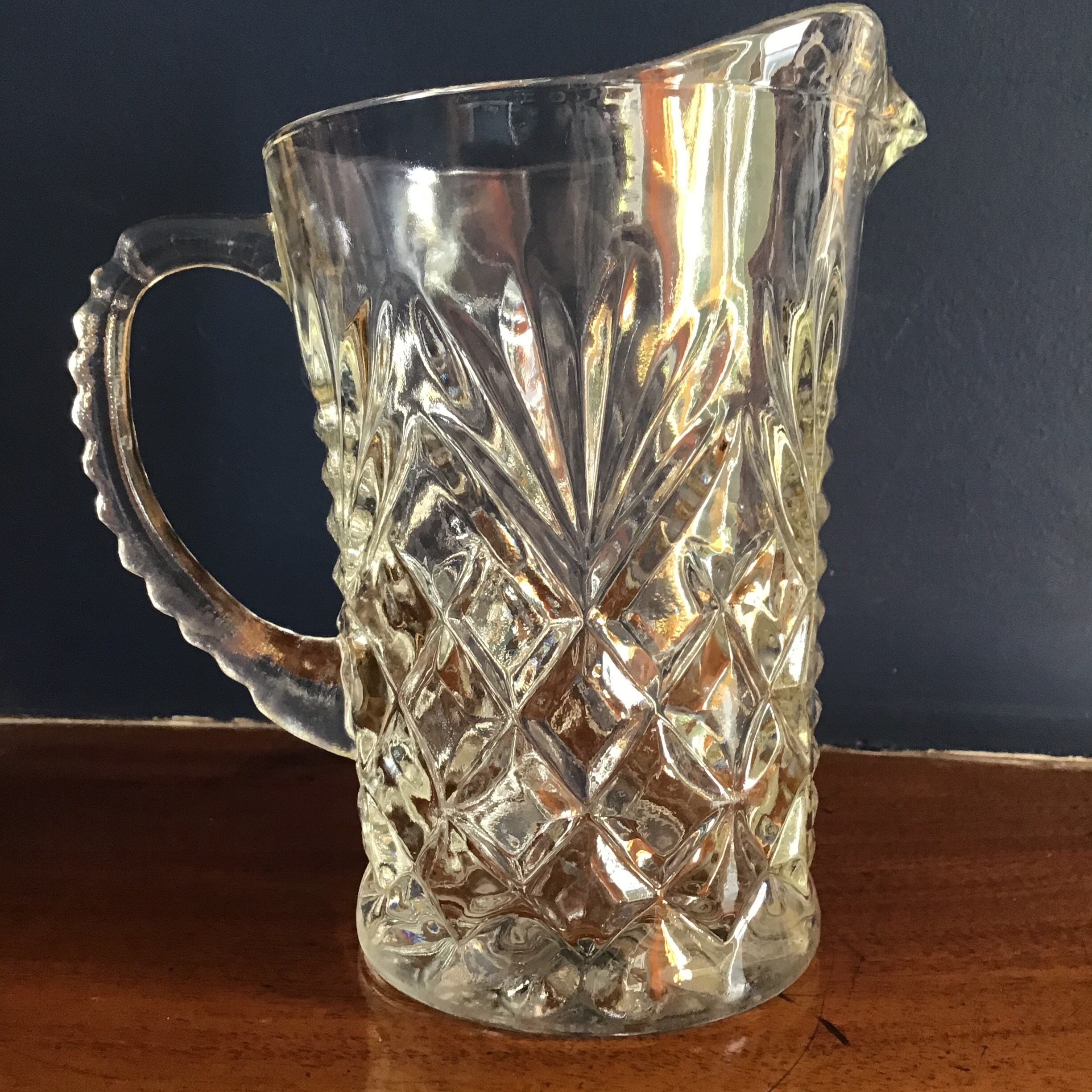 Beautiful Vintage Pressed Glass Creamer Large Cream Jug Mini | Etsy