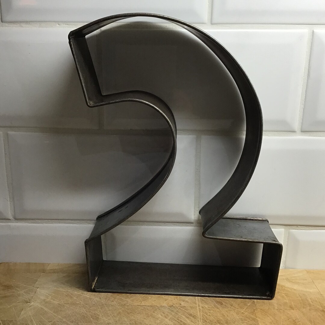 Large Vintage Number Two Baking Tin Mould, Number 2 Cake Pan, Vintage ...