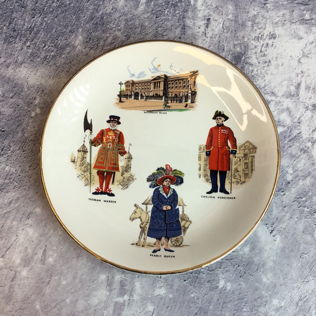 Rare Vintage 1960s Weatherby Durability Royal Falcon Ware China Plate ...