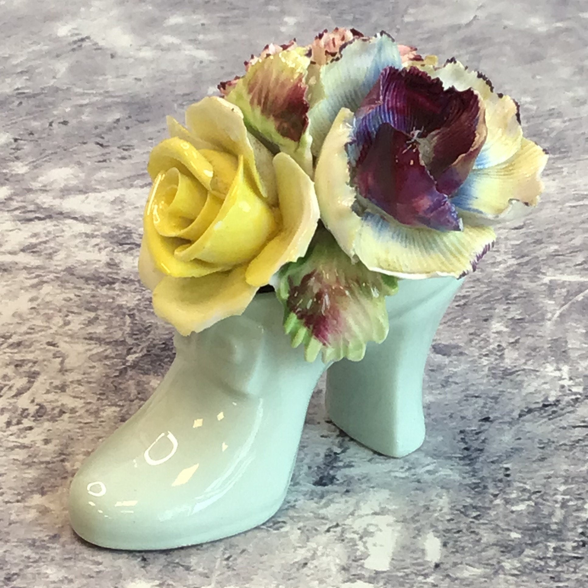 Vintage 1950s Radnor Bone China Boot Filled With Ceramic - Etsy UK