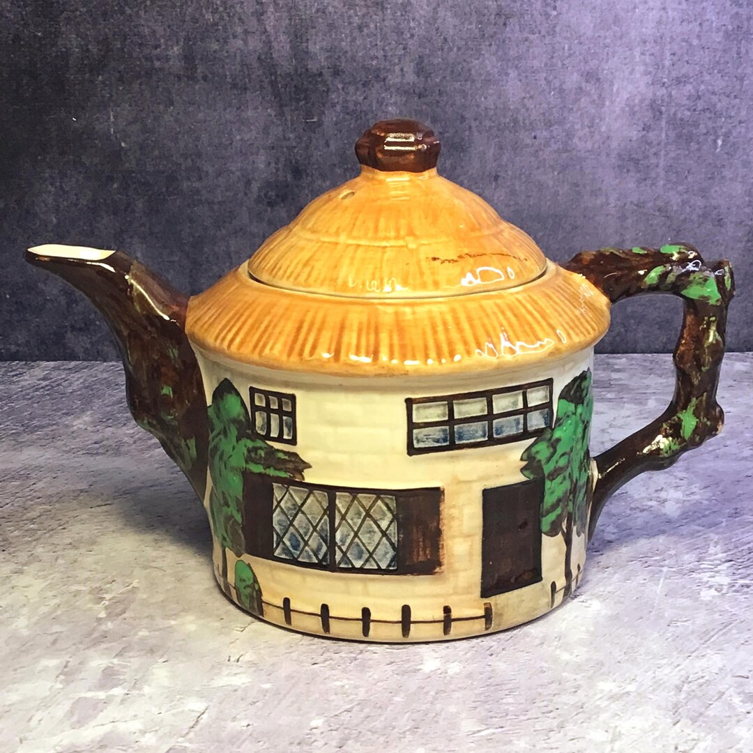 Vintage Beswick Ware Round Thatched Cottage Teapot - Etsy UK