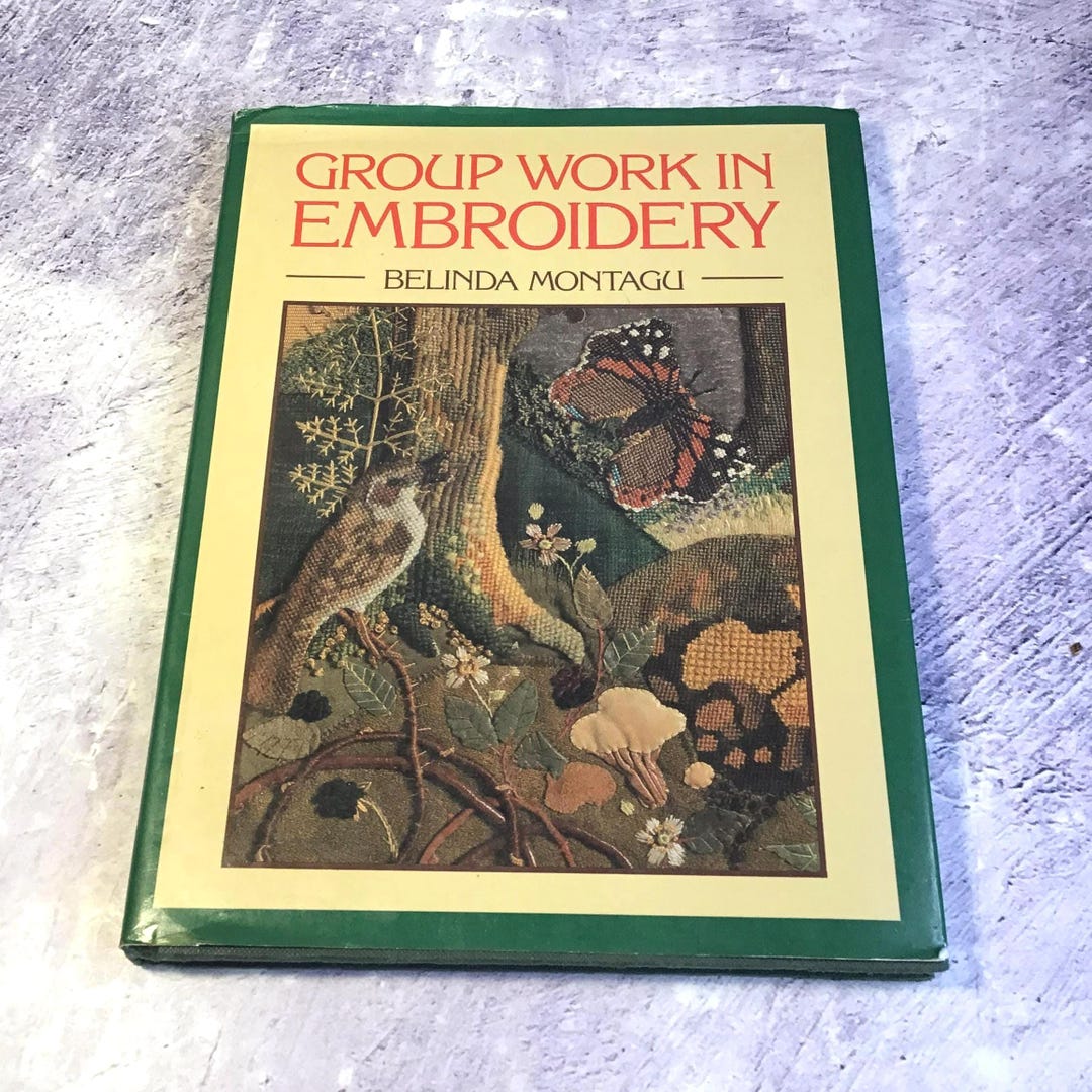 Vintage 1980s Needlecraft Book - Group Work in Embroidery by Belinda ...