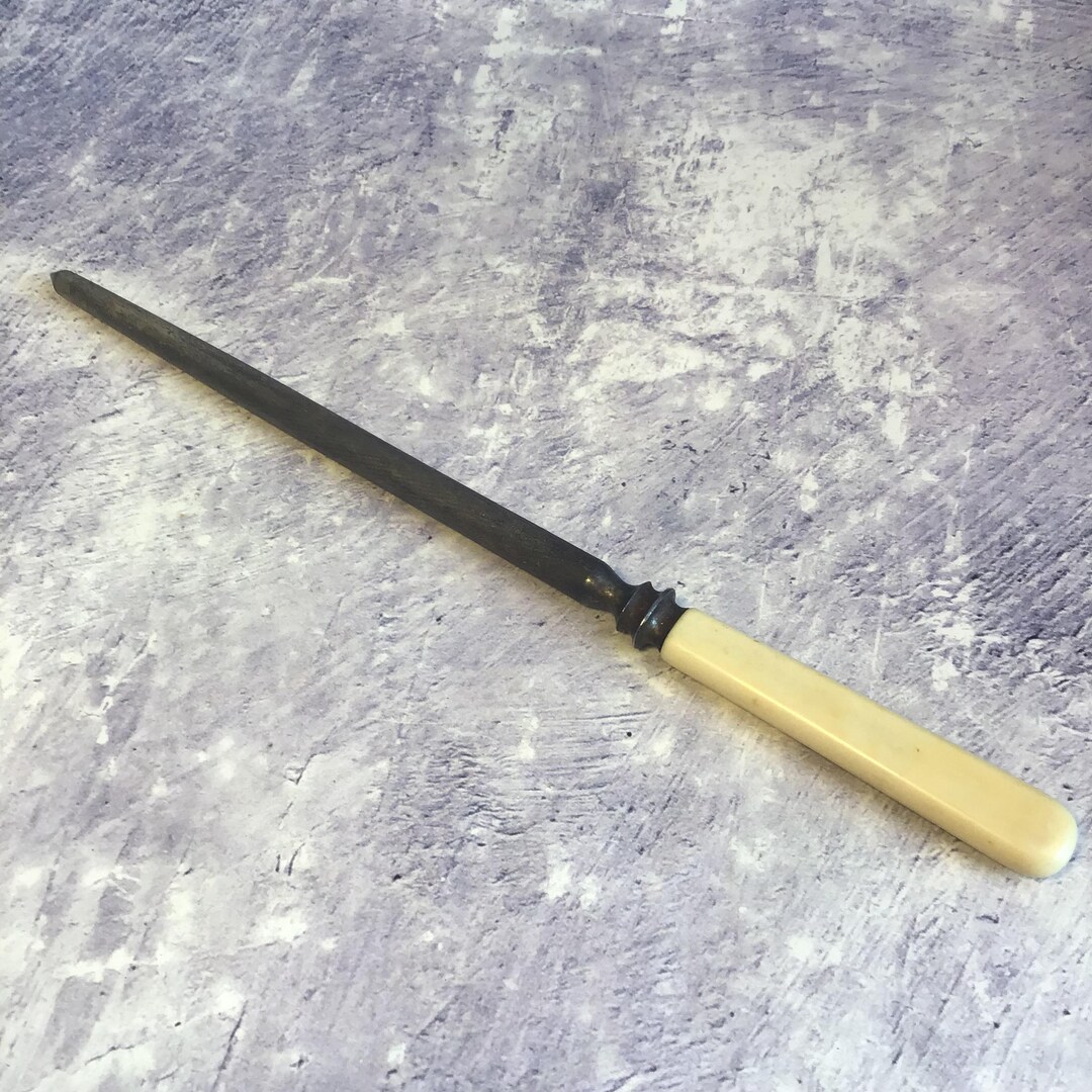 Vintage / Antique John Turton & Co Ltd Butcher's Sharpening Steel With ...