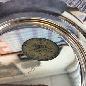 Vintage Oneida Pressed Glass Jam Pot With Silver Plated Lid and Plate ...