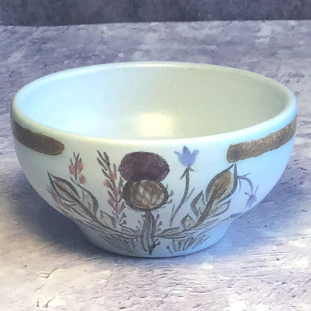 Vintage Buchan Stoneware Thistleware Open Sugar Bowl, Studio Pottery ...