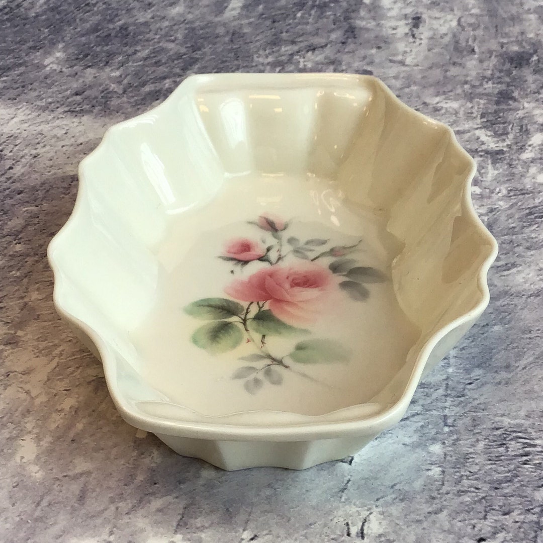 Vintage Irish Parian Donegal China Candy / Bon Bon Dish, Irish Rose ...